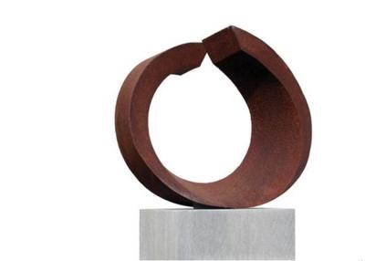 China Professional Precision Corten Steel Sculpture Outdoor Indoor Decration for sale