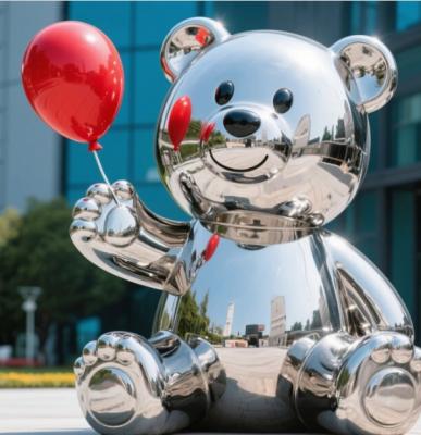 China Cartoon Character Sculpture Decoration Stainless Steel Statue Arts and Crafts Gifts for sale