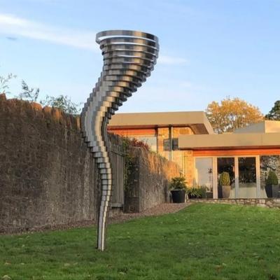 China Spiral Decorative Art Sculpture Outdoor Metal Sculpture Custom Statue Garden Landscaping Wholesale for sale