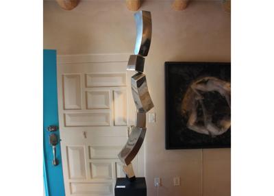 China Modern Polished Stainless Steel Art Sculptures For Interior Decoration for sale