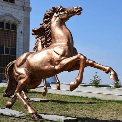 China Eternal Guardian: Monumental Bronze Horse for Estate and Garden for sale