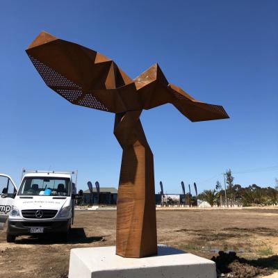 China Factory Weathering Steel Sculpture Abstract Landscape Metal Art  Corten Steel Sculpture for Outdoor/Garden/Plaza Decoration Custom Manufacturer for sale