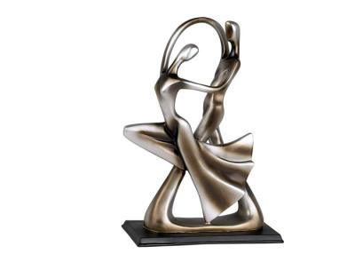 China Dancer Artists Indoor Sculpture Decorative Polished Technique Corrosion Stability for sale