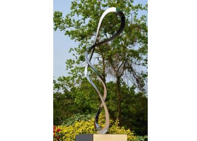 China Attractive Contemporary Art Stainless Steel Abstract Sculpture For Garden Decoration for sale