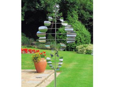 China Wind Kinetic Stainless Steel Outdoor Sculpture Large Garden Decorative for sale