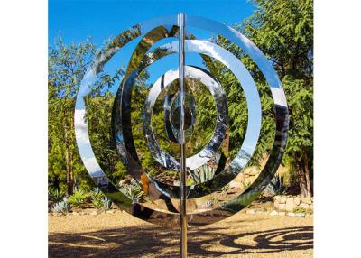 China Modern Metal Abstract Stainless Steel Sculpture Artists For Garden Decoration for sale