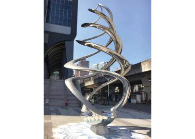 Cina Grandi sculture decorative di arte dell'acciaio inossidabile, scultura all'aperto del metallo in vendita