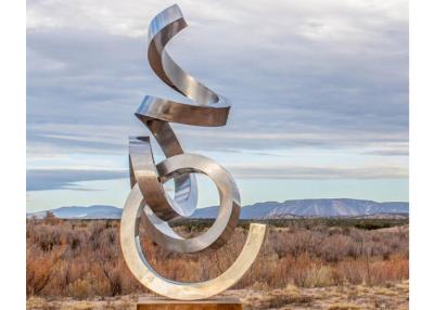 China Wangstone Mirror Stainless Steel Sculpture Large Decoration 300cm Height for sale