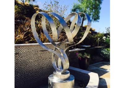China Modern Outdoor Garden Stainless Steel Art Sculptures Matt Finish For Decor for sale