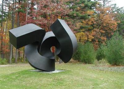 China Garden Landscape Abstract Modern Stainless Steel Sculpture For Outdoor for sale
