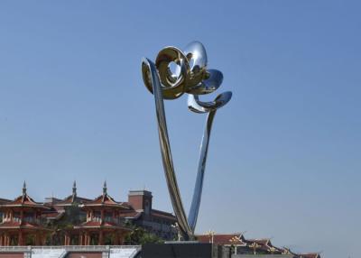 China Out Door Modern Stainless Steel Abstract Sculpture Mirror Polished for sale