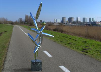 China Contemporary Art Polished Stainless Steel Sculpture Interior Decoration for sale