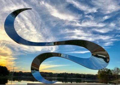 China ODM Modern Polished Stainless Steel Abstract Sculpture for sale