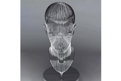 China Matt Finish Stainless Steel Disappearing Sculpture for sale