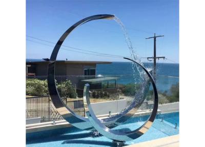 China 200cm / 130cm Height Outdoor 316 Stainless Steel Water Feature for sale