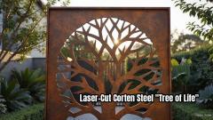 Laser-Cut Corten Steel 