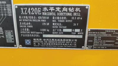 China used hdd machine 42ton, used hdd rig 42ton, used xcmg horizontal directional drill XZ420E for sale