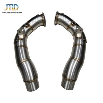 China AMS Alpha for BMW Downpipes F10 M5 2012+ F12/F13 M6 2012+ Catted Version for sale