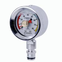 China Brass Case Differential Pressure Instruments Diff Pressure Gauge 1.2 Lbs for sale
