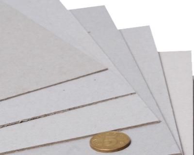 China Custom Printed Core Hard Superior Quality Thick Cardboard Sheets Paper Grey Paperboard for sale