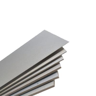 China Notebook Cover thick grey recycle paper roll/sheet grey cardboard/grey chip board for sale