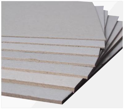 China Notebook Cover thick grey recycle paper roll/sheet grey cardboard/grey chip board for sale