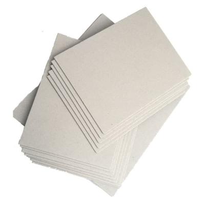 China Superior quality core hard thick cardboard sheets: Custom printed grey paperboard for sale
