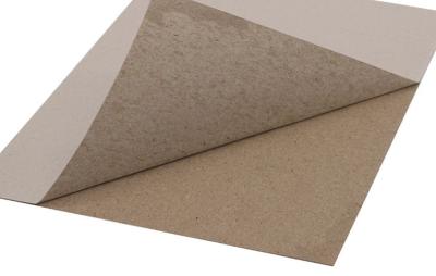 China Uncoated Grey Cardboard Sheets Recycled Duplex Cardboard Paper Customized Shape for sale