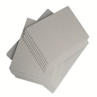 China Anti Curl Grade AA Paper Thickness 2mm Hard Laminated Grey Card Board for sale