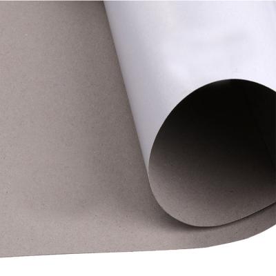 China Packing paper duplex board grey back 350gsm 300gsm paper in sheet or roll for sale