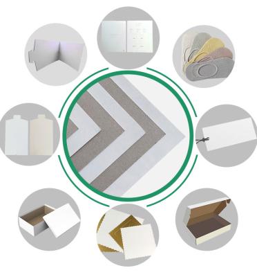 China 230 to 450Gsm Single White Coated Carton Box Boards Duplex Board Paper With Grey back for sale