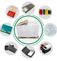 China White Coated Duplex Board With Grey Back , Mixed Pulp Whiteboard Paper Sheets for sale