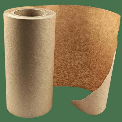 China Self Adhesive Brown Kraft Paper Rolls Recycled Custom Thickness for sale