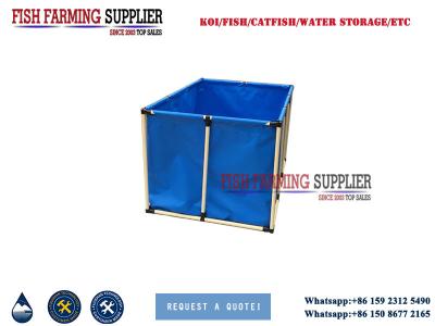 China PVC Collapsible Large Round Commercial Fish Tank for Fish Farm for sale
