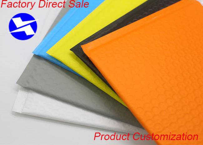 Multicolor Poly Bubble Mailers 9.5"X14" Inches Printing LOGO Shock Resistance