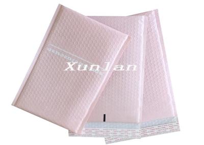 China Self Sealing Pink Poly Bubble Mailers With Cutom LOGO Print In Bulk for sale