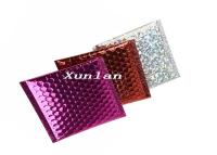China LDPE Red Metallic Envelopes Bubble Padded For Protective Packaging for sale