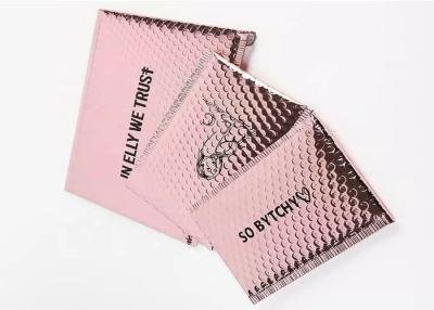 Cina Pacchetto della spedizione di Rose Gold Custom LOGO Metallic Bubble Mialers For in vendita