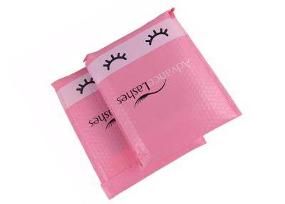 China Lightweight Pink Poly Bubble Mailers For Mailing Jewelry / Makeup / Small Items for sale