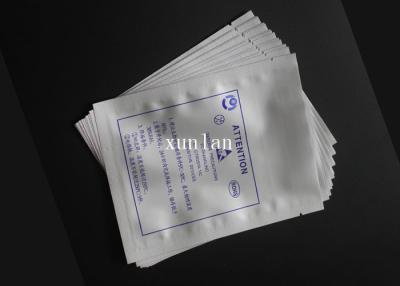 Cina La spedizione bianca della stagnola insacca il logo su misura di stampa atossico di 0.08~0.2mm in vendita
