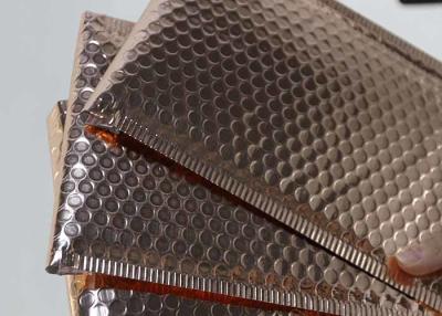 China 6 * 10 envelopes metálicos da bolha brilhantes/cor de Matt Surface With Rose Gold à venda