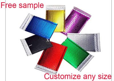 China 2 Sealing Sides Printed Bubble Mailers Waterproof 6x9 Multi Color Gloss For Shipping for sale