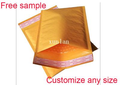 China Kraft Bubble Wrap Mailing Envelopes , Padded Mailing Envelopes With Air Bubble Cushioned for sale