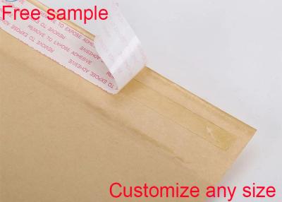 China Recyclable Kraft Paper Bubble Mailers Shipping Envelopes Yellow Sealed Bubble Wrap Pouches for sale