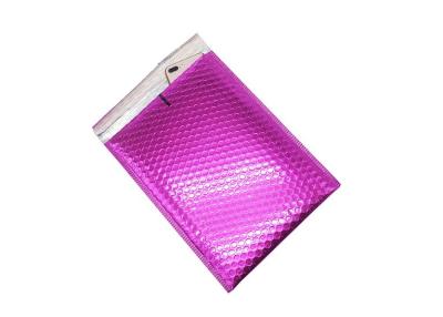 China Encarregados do envio da correspondência metálicos da bolha do rosa de ISO14001 Pantone para o transporte protetor à venda