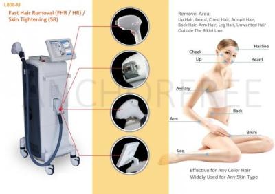China FHR 808nm Hair Removal Machine For Women , Professional Laser Hair Removal Device for sale