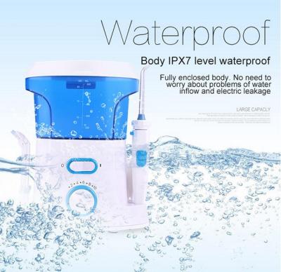 China 600Ml Food Frade Material Oral Irrigator Floss With 10 Mode Pressure Control for sale