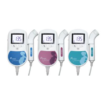 China Ultrasound Equipment Baby Heartbeat Doppler Built In Speaker Color Display for sale
