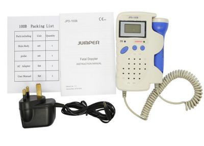 China Jumper Handheld Pocket Digital Fetal Doppler 2.5MHz Baby Heart Doppler Rechargeable for sale