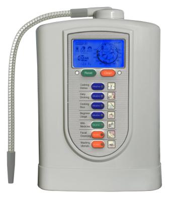 China LCD Display 3 Plates Portable Alkaine Water Ionizer Machine PH Value 6 - 10 150W for sale